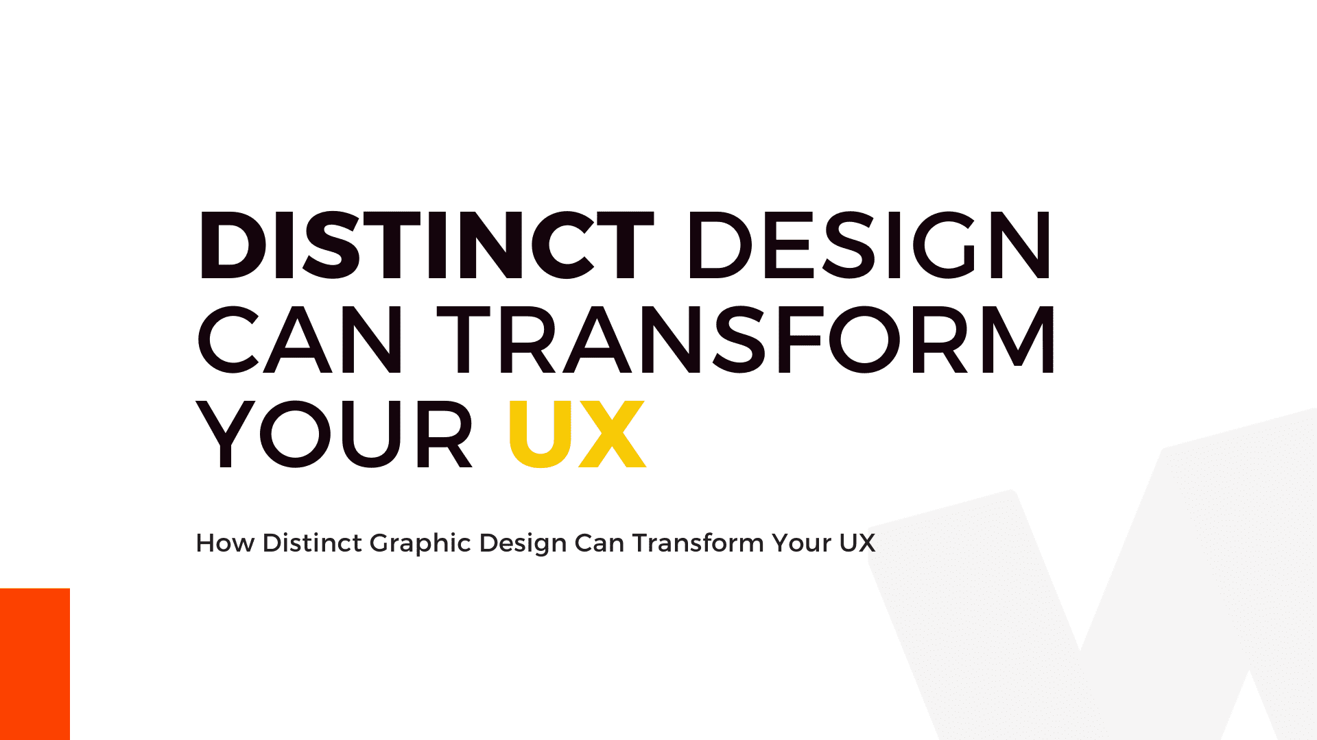 How Distinct Graphic Design Can Transform Your UX - Web Daytona, LLC
