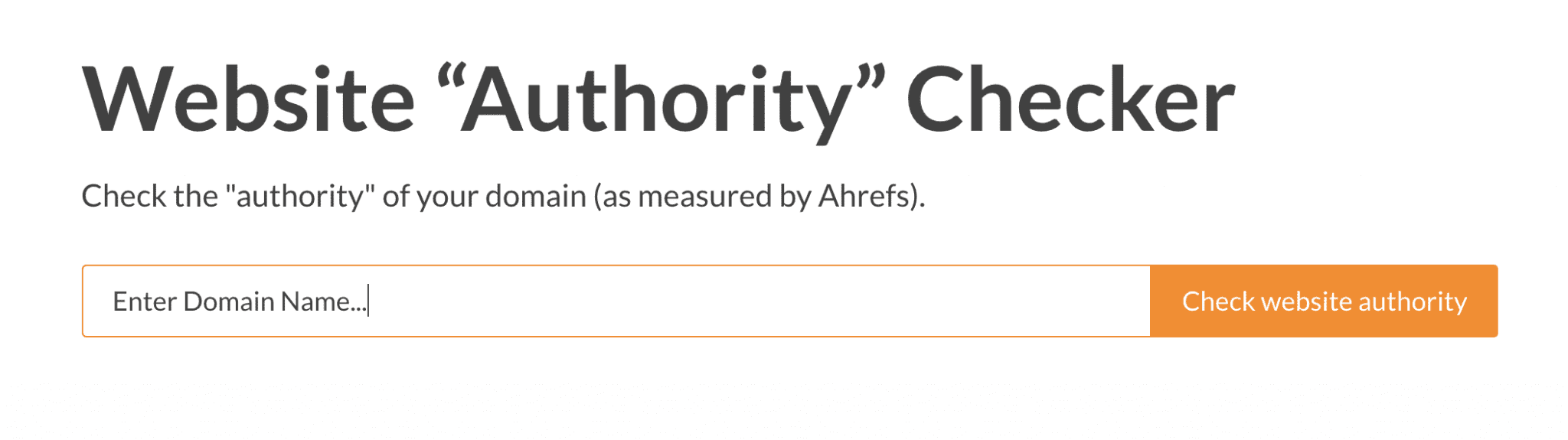Domain Authority Checker Tools Web Daytona Llc
